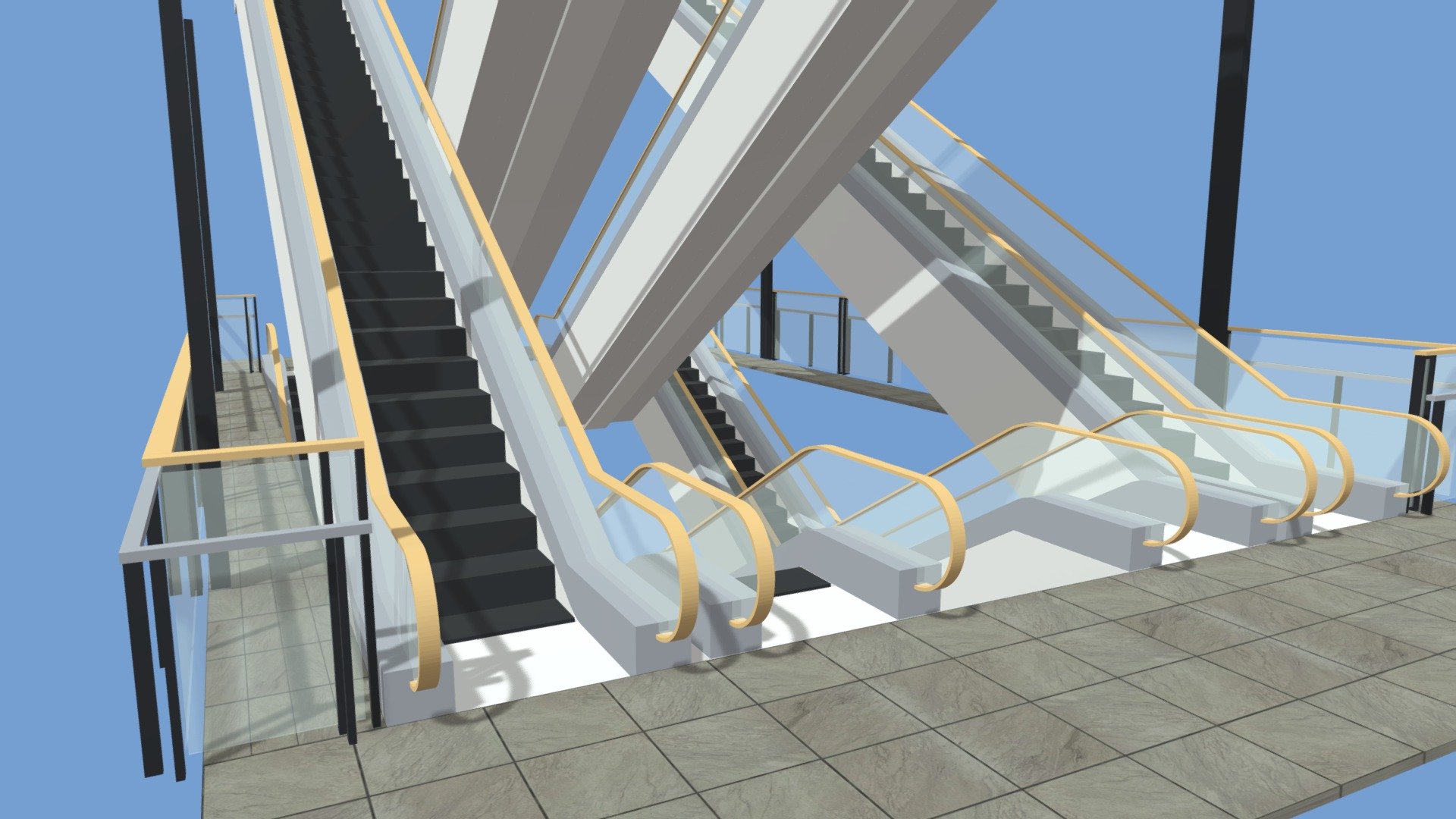 escalator 0326 - Download Free 3D model by tamaya (@amotama) [d1f3867 ...