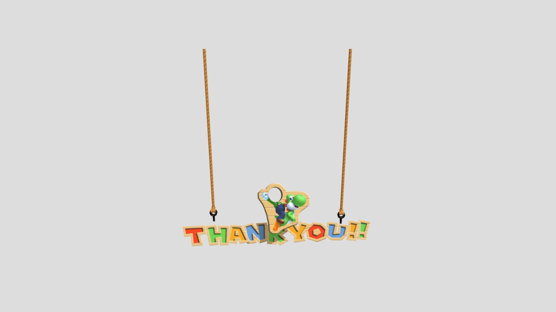 Thank you! Sign - Download Free 3D model by ThatMelGuy ...