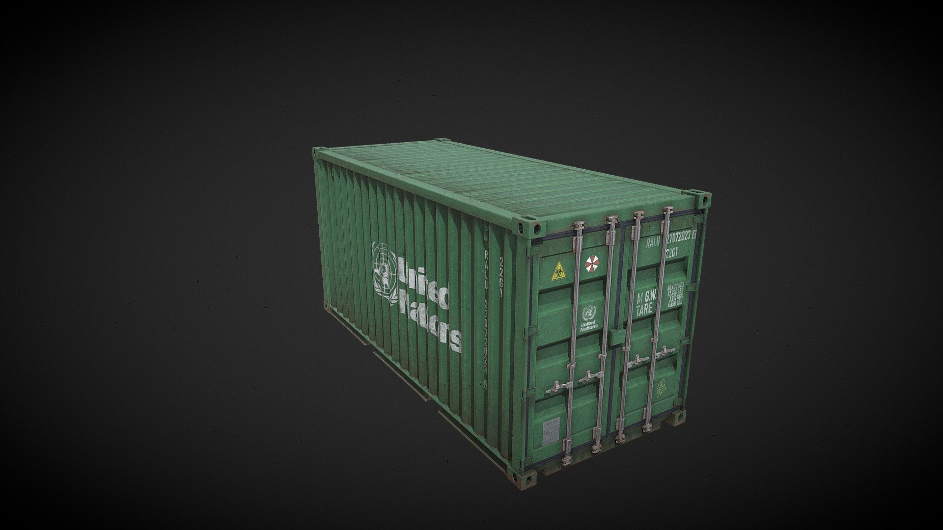 Sea Container Game Ready - 3D model by Vladimir (Heicher) Matveev ...