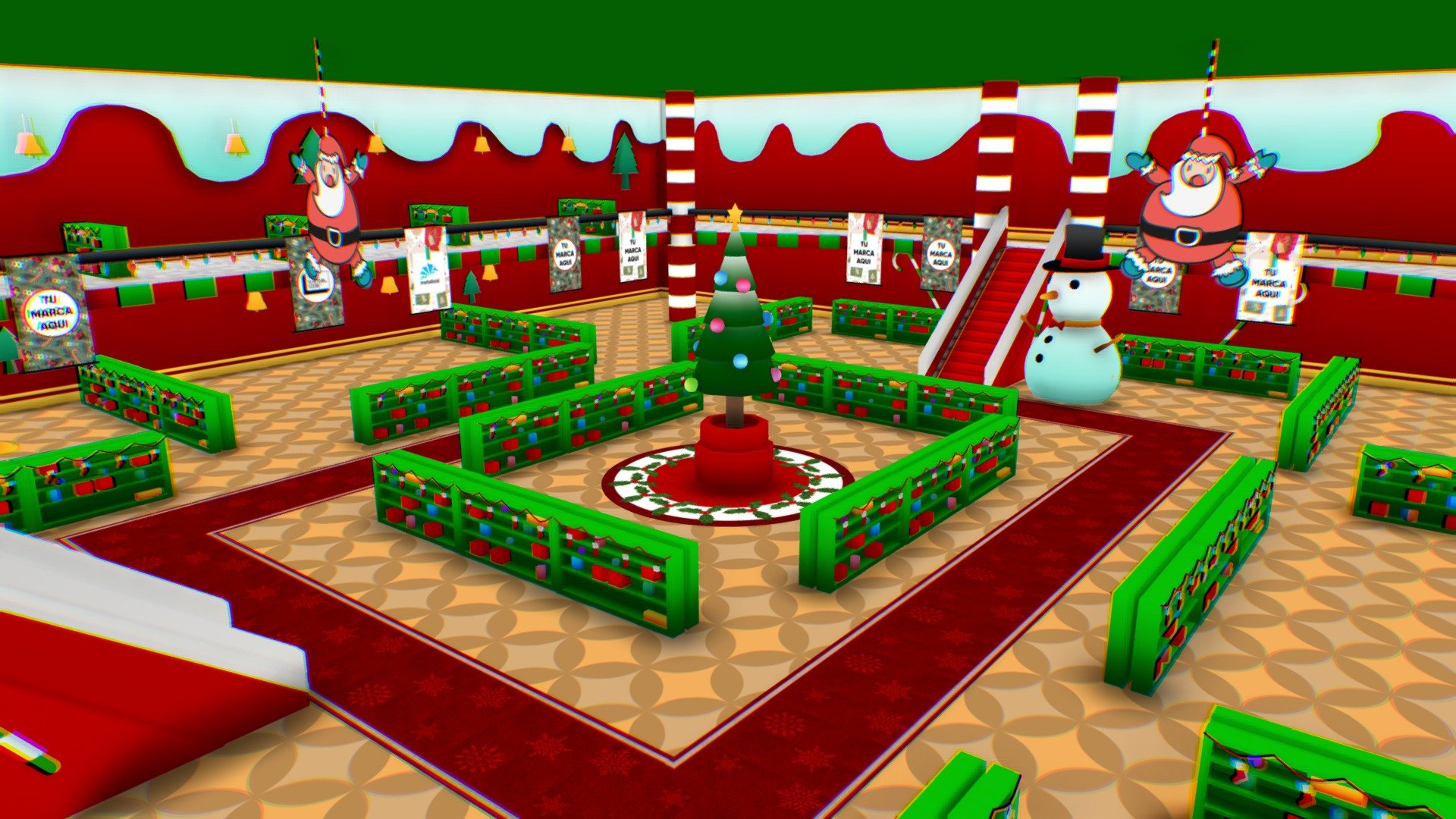 Metaverse Christmas Scenario - 3D model by k4lindor [d1f6f72] - Sketchfab