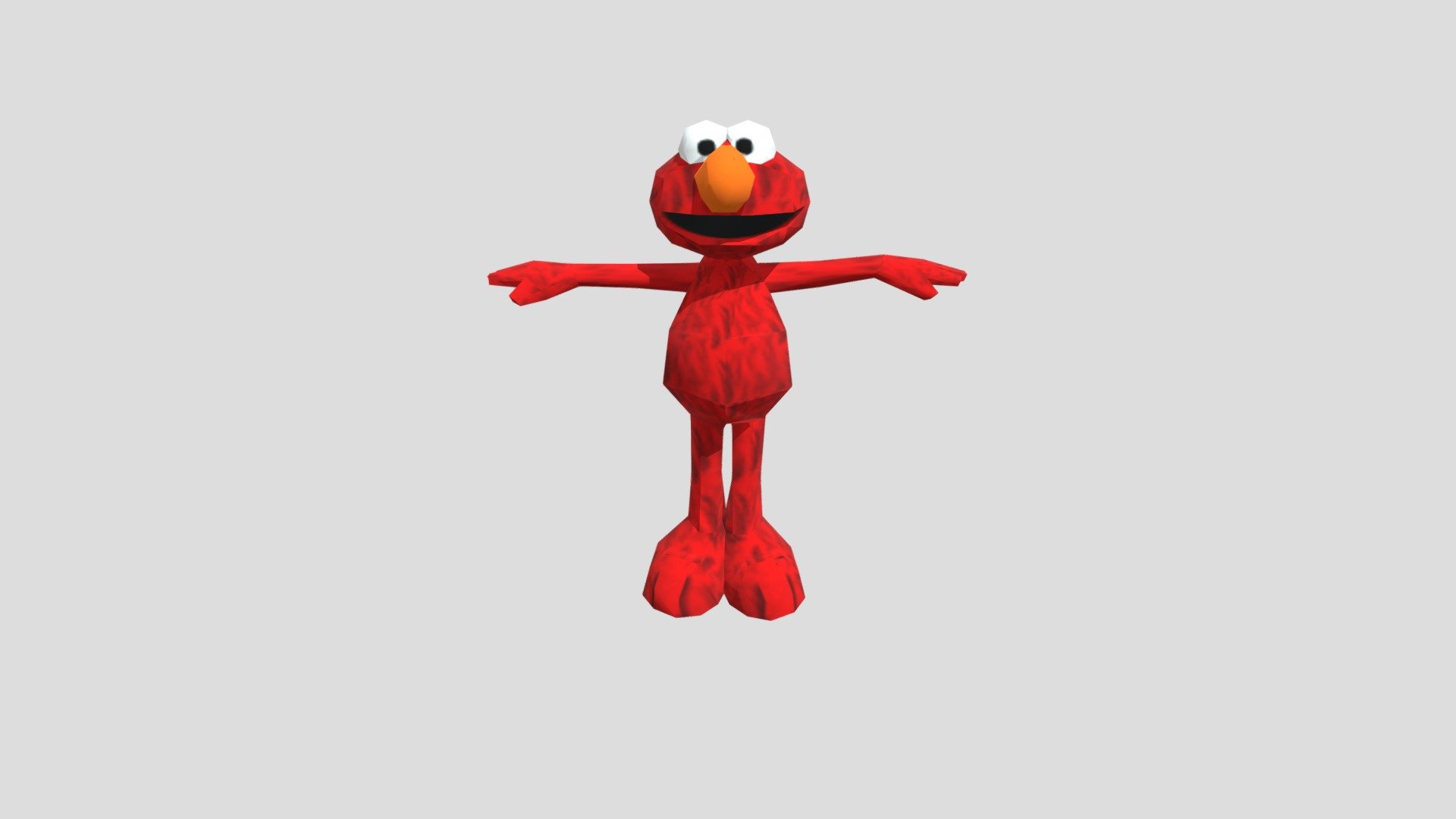 Elmo (Rigged) - Download Free 3D model by Quan studios! (@Quanstudios ...