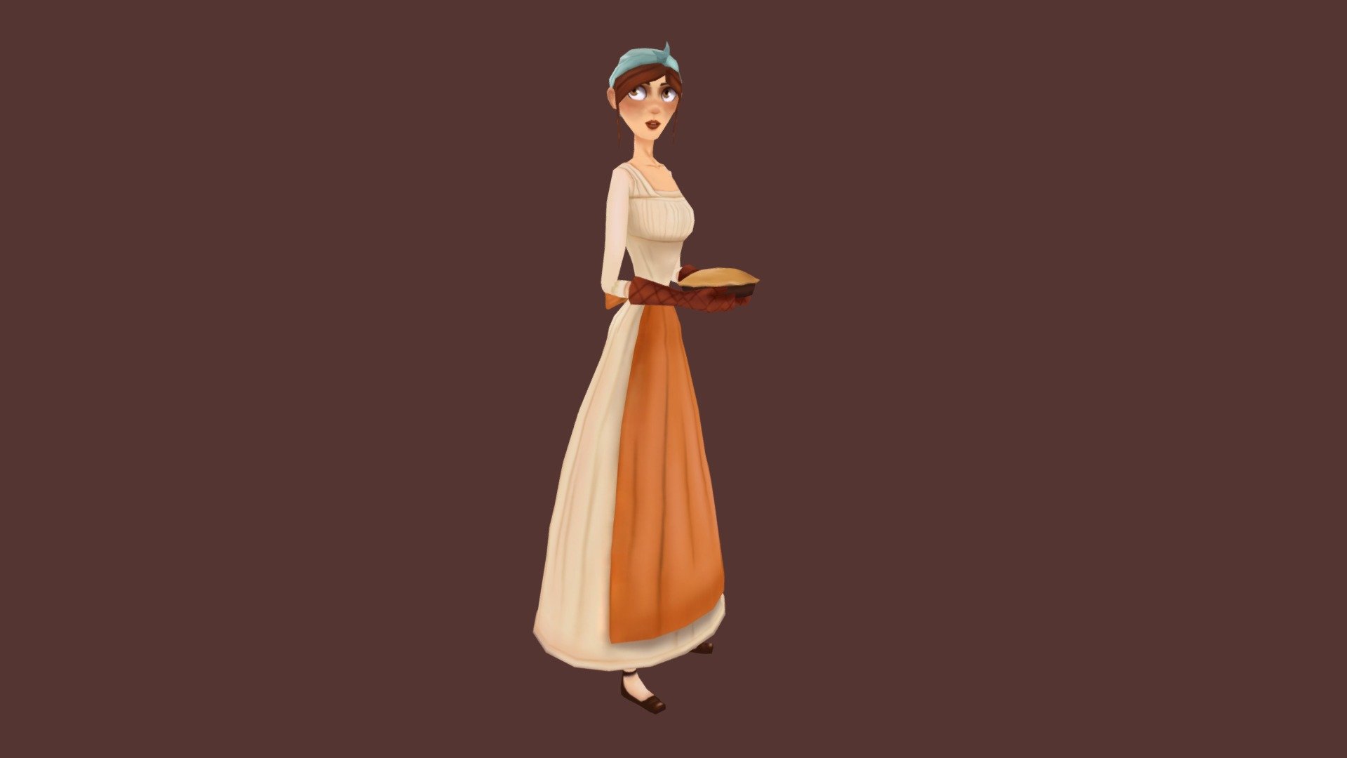 La Boulangere: The Baker - 3D model by CatSalinas [d1f9218] - Sketchfab
