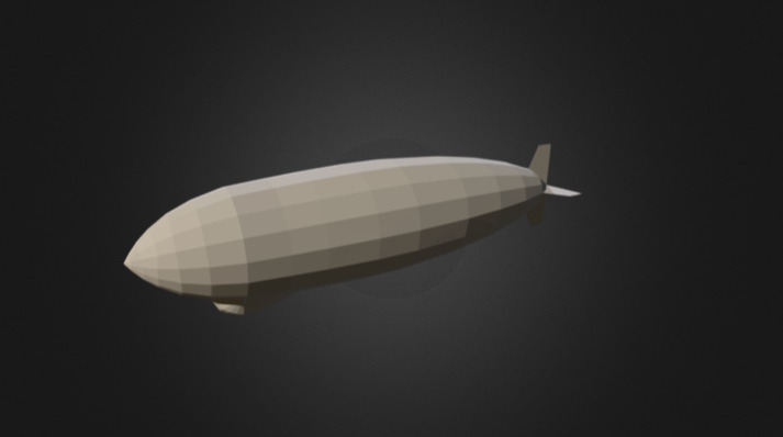 Zeppelin - 3D model by swk [d1f94ff] - Sketchfab