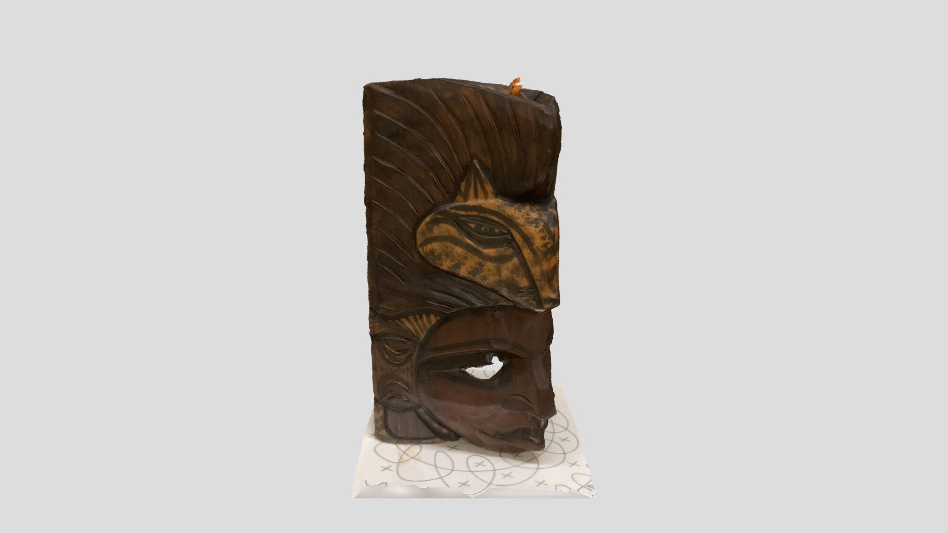 Derouen, Wooden Mask - Download Free 3D model by Hannah Derouen ...