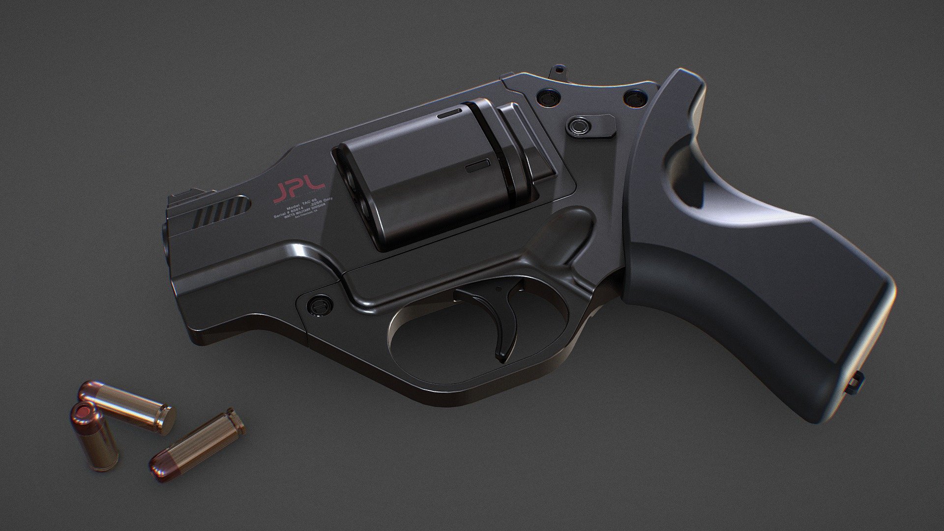 Shorty Revolver - Buy Royalty Free 3D model by re1monsen [d1fdaf8 ...