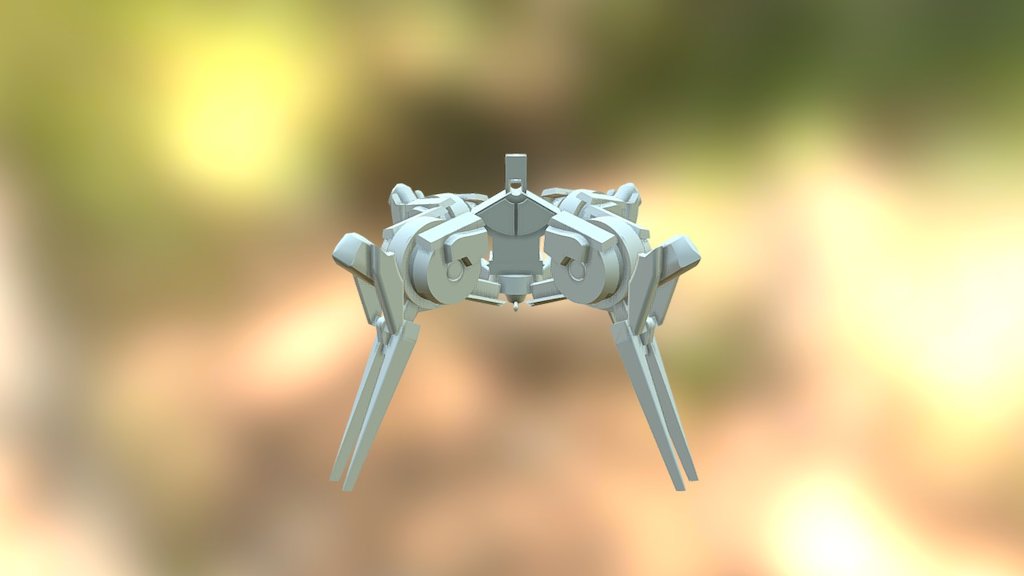 빨간 4족보행(red spider) [snapping] - Download Free 3D model by snapping(완력인 ...