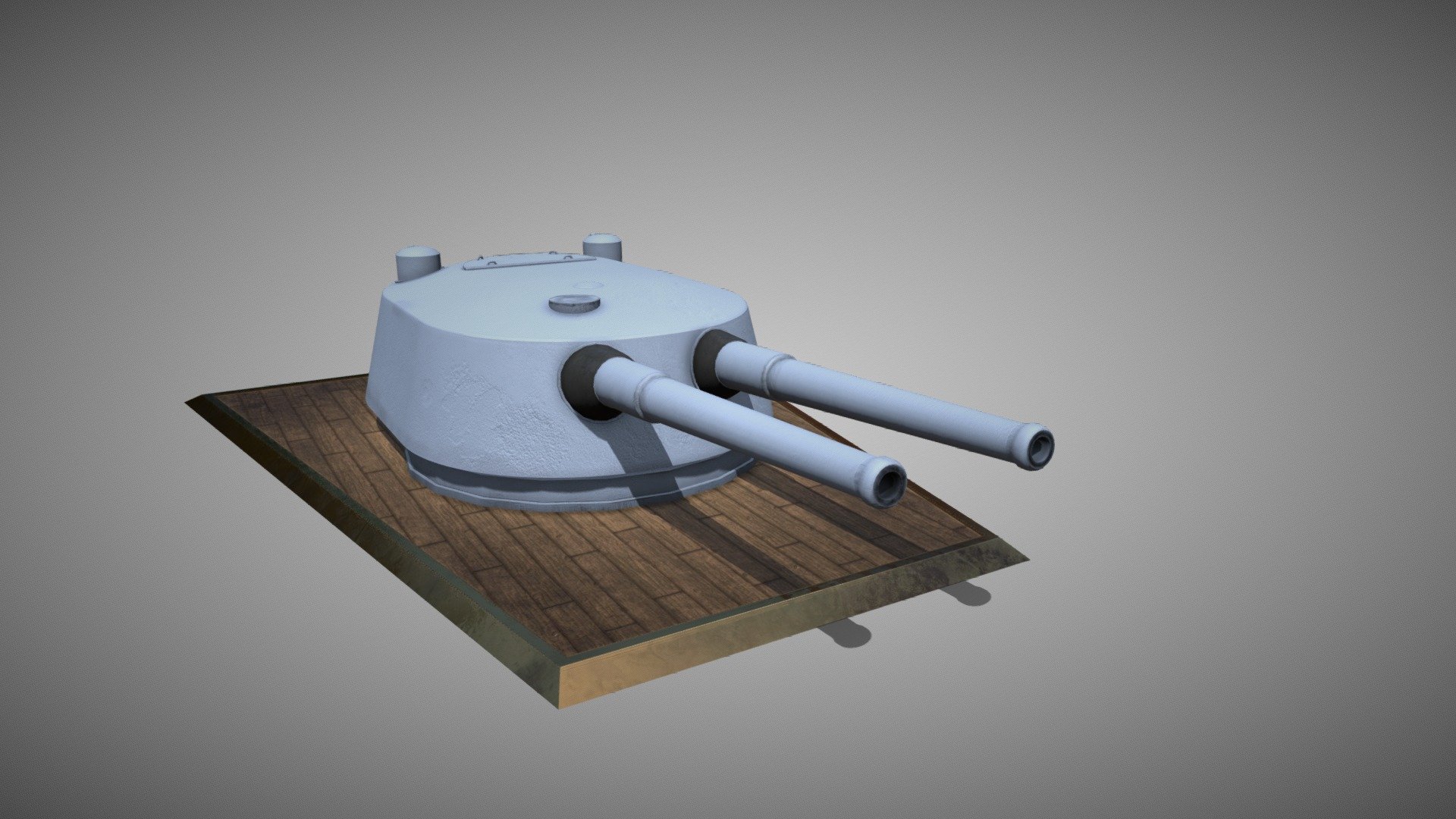 Giorgios Averof Main Cannon - 3D model by George_Brand [d200d71 ...