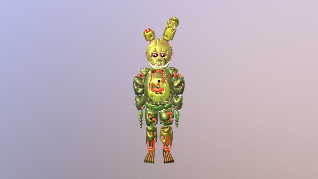 Springtrap - 3D model by alexserrato11j [d202b1c] - Sketchfab