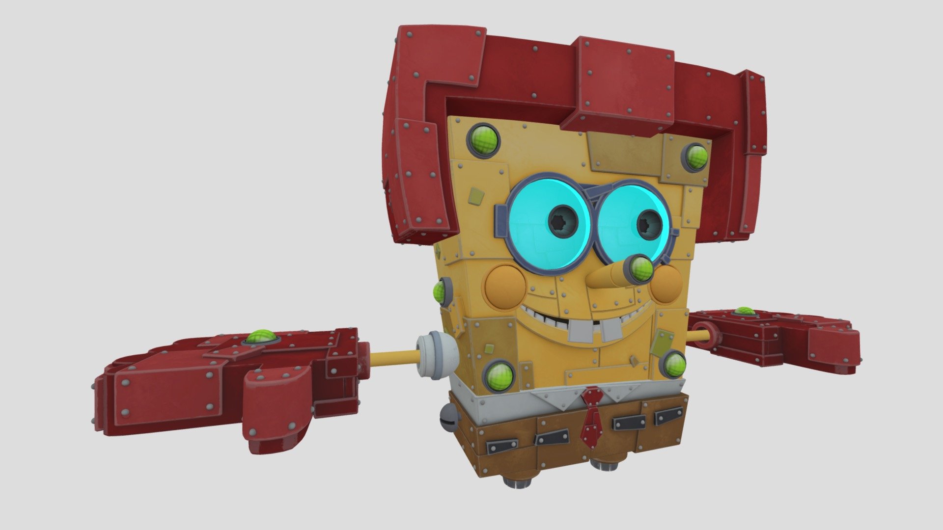 BFBBR - Robo Spongebob - Download Free 3D model by SMF Features ...
