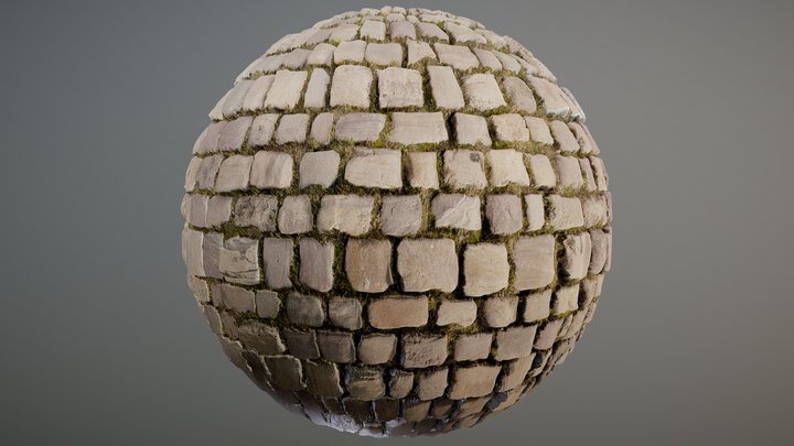 Cobblestone 3D models - Sketchfab