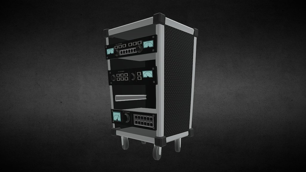 SoundRack - 3D model by pizzaguyty [d204329] - Sketchfab