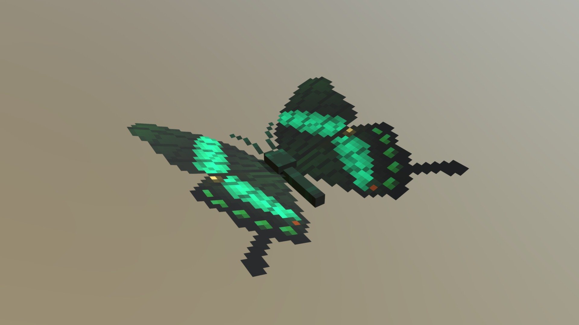 Emerald Swallowtail Butterfly - 3D model by RazzleberryFox [d20460c ...