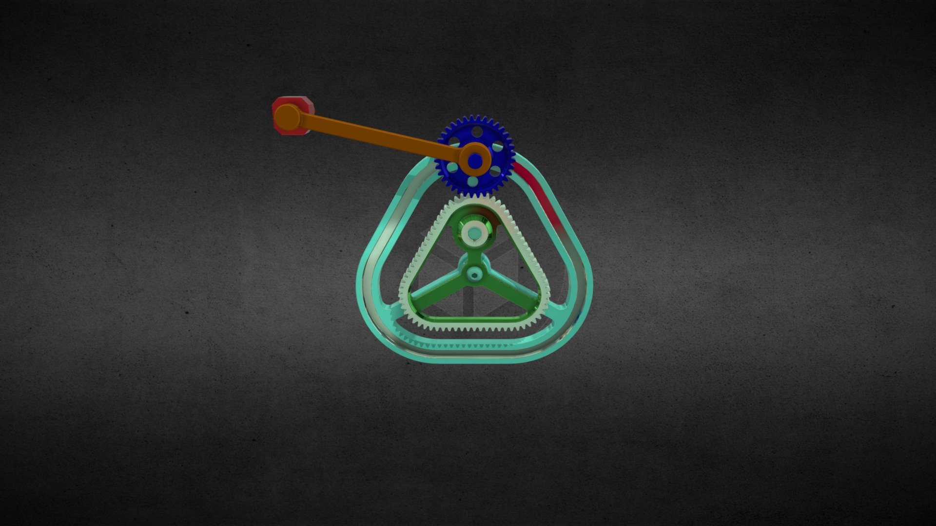 Triangular Gear Mechanism - Download Free 3D model by trinityscsp ...