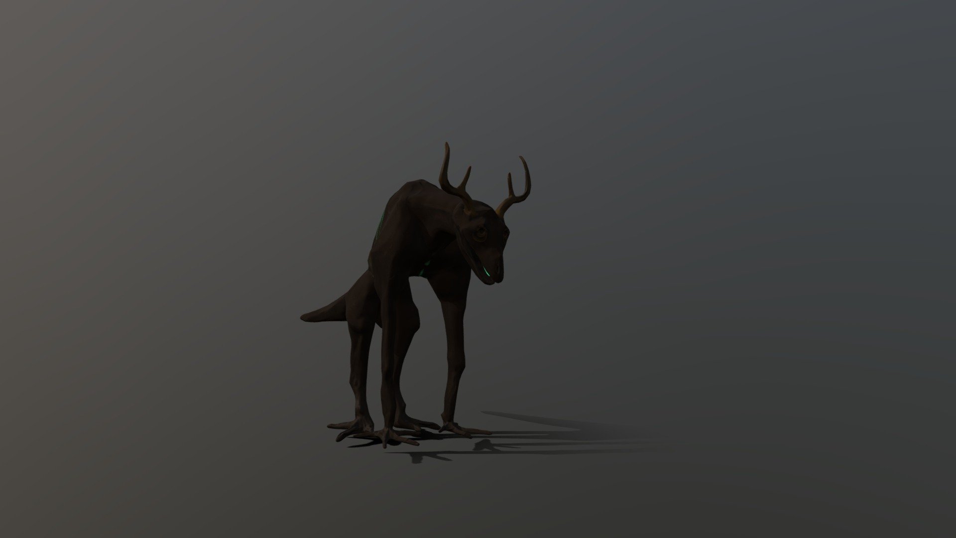 Wood Creature - 3D model by Rebecca (@rebwl) [d2064ff] - Sketchfab