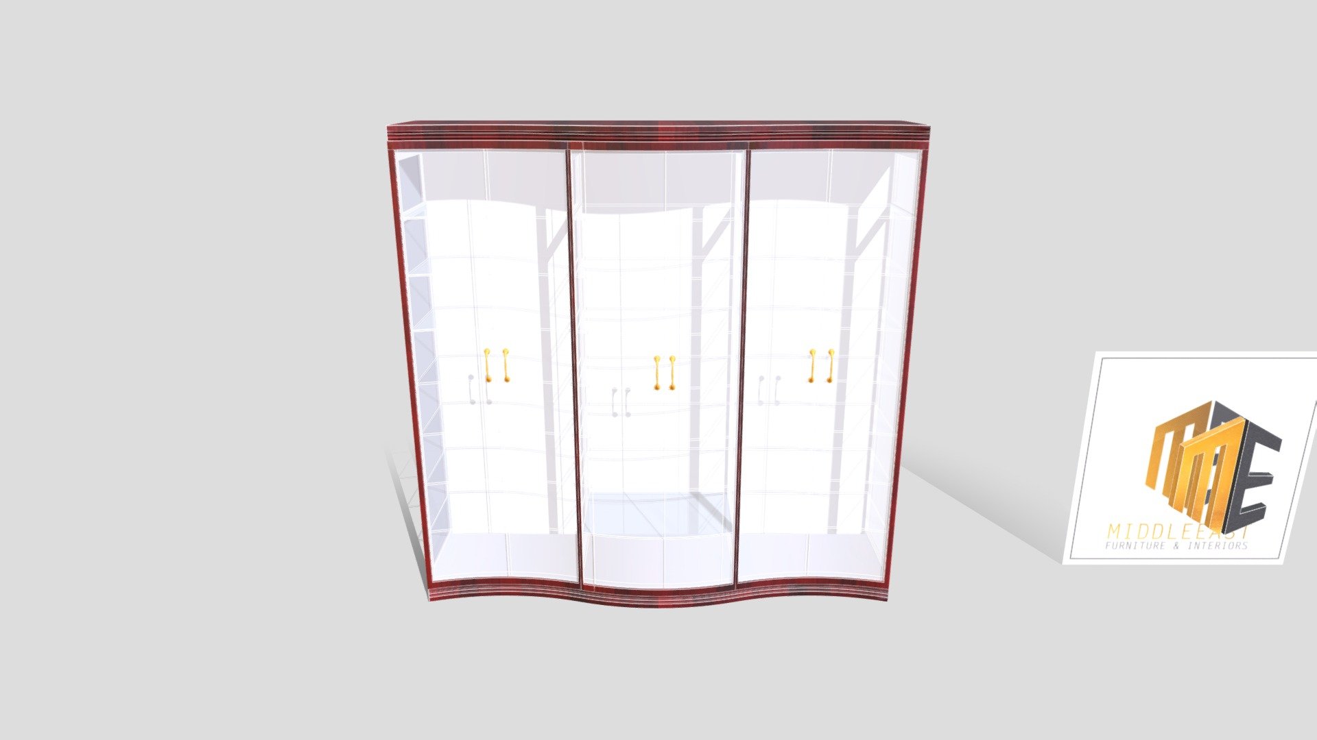 glass Wardrobe - 3D model by Abideen [d20652f] - Sketchfab