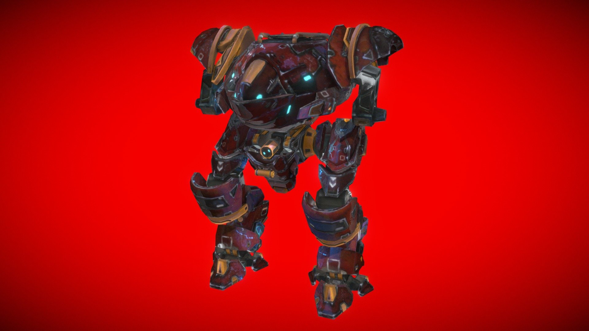 MECHA Robot XR-555 - Buy Royalty Free 3D model by Luna Studio ...