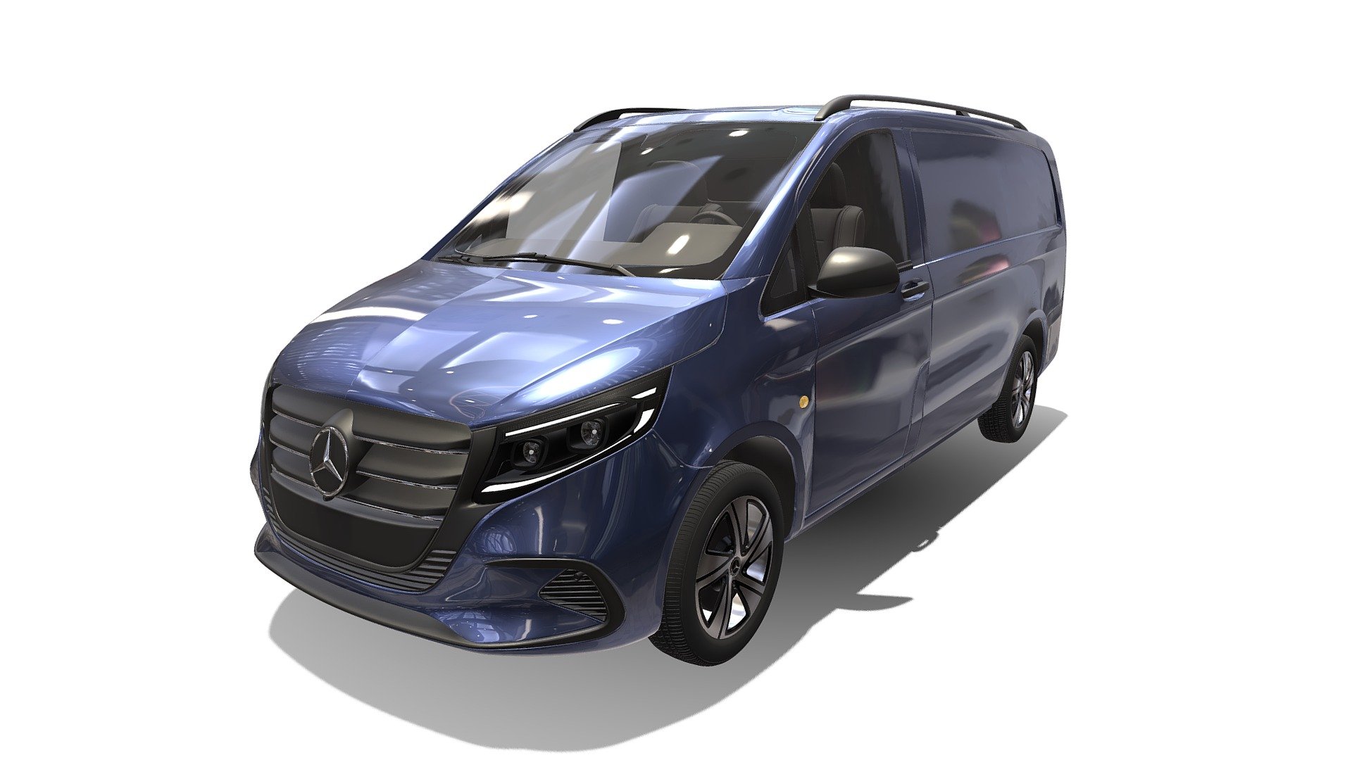 Mercedes Benz Vito Panel Van L2 - Buy Royalty Free 3D model by Raj ...