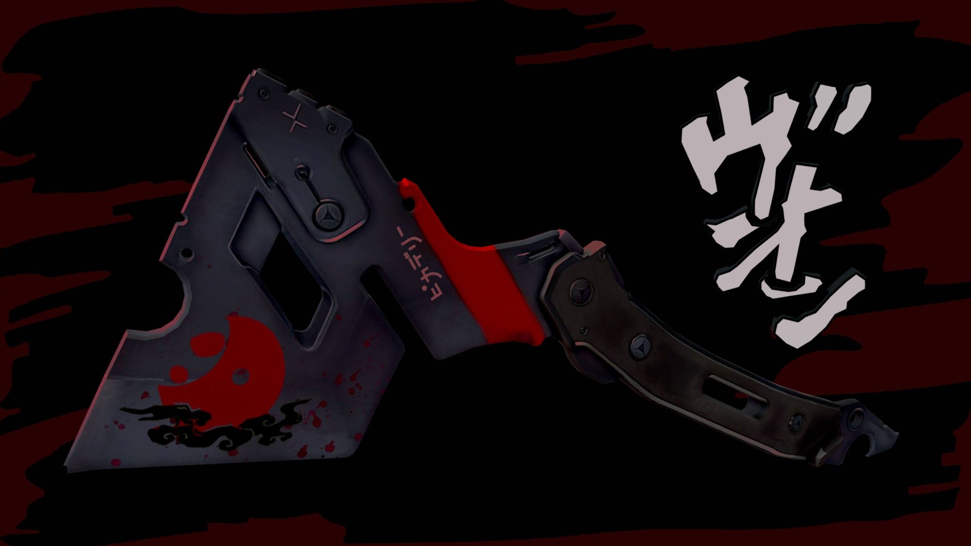 Bloody Moon Axe(月亮) - Download Free 3D model by MaliNova ...