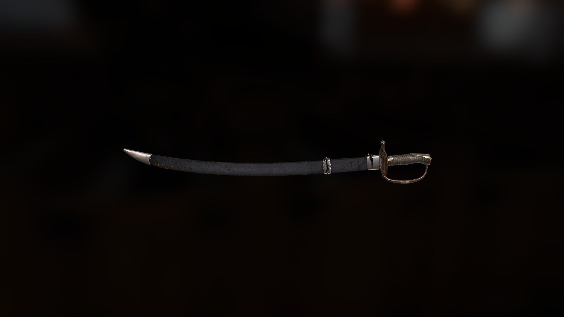 English Hanger and Scabbard - 3D model by Dale Utt (@turbulentorbit ...
