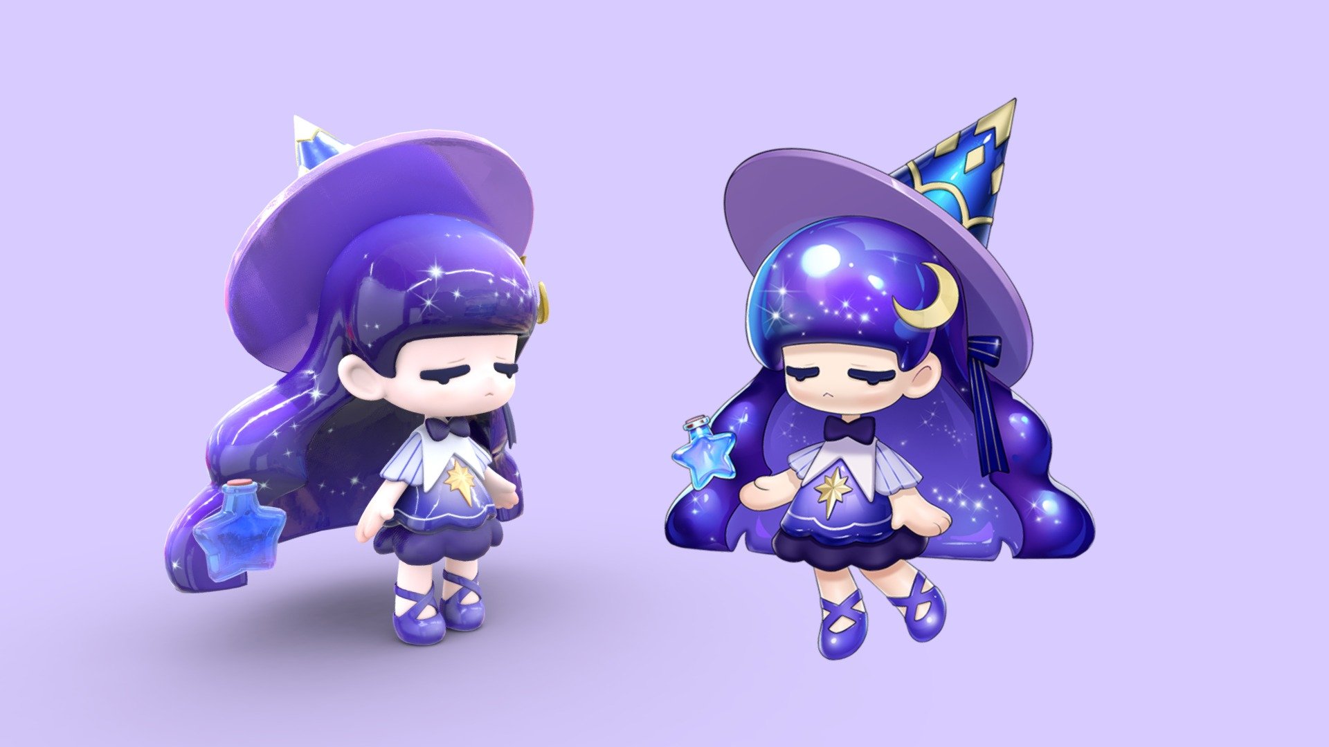 Astrologer_girl - Buy Royalty Free 3D model by lostsoundzz [d209fd3 ...