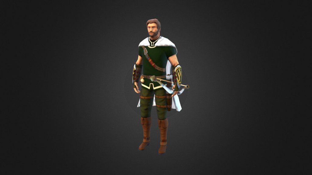 Ranger (Hero) - 3D model by Patrik Strnisko (@PocketWorkshop) [d20a112 ...