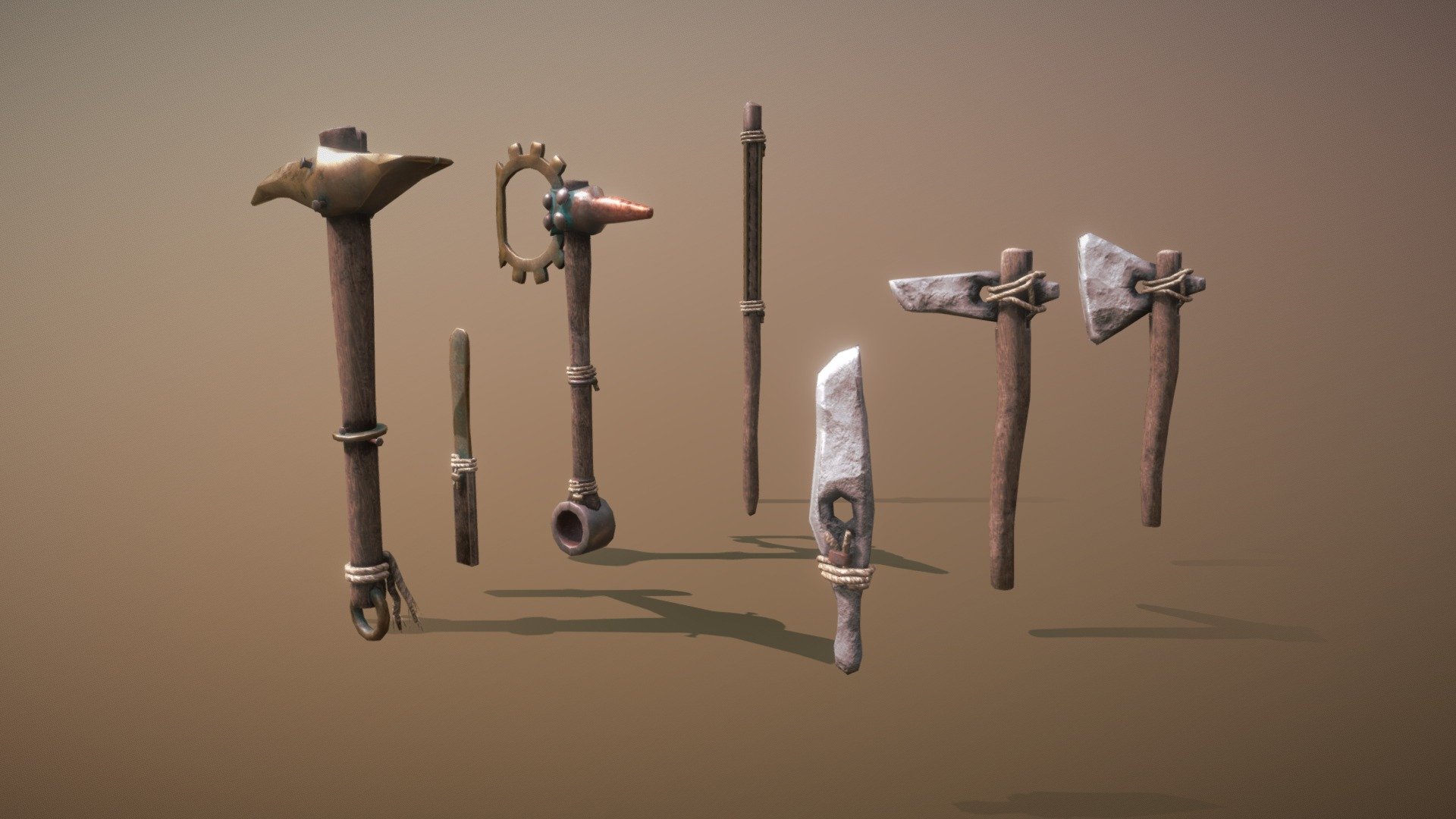 Steampunk tool pack - Buy Royalty Free 3D model by Liu.Tauras [d20c754 ...
