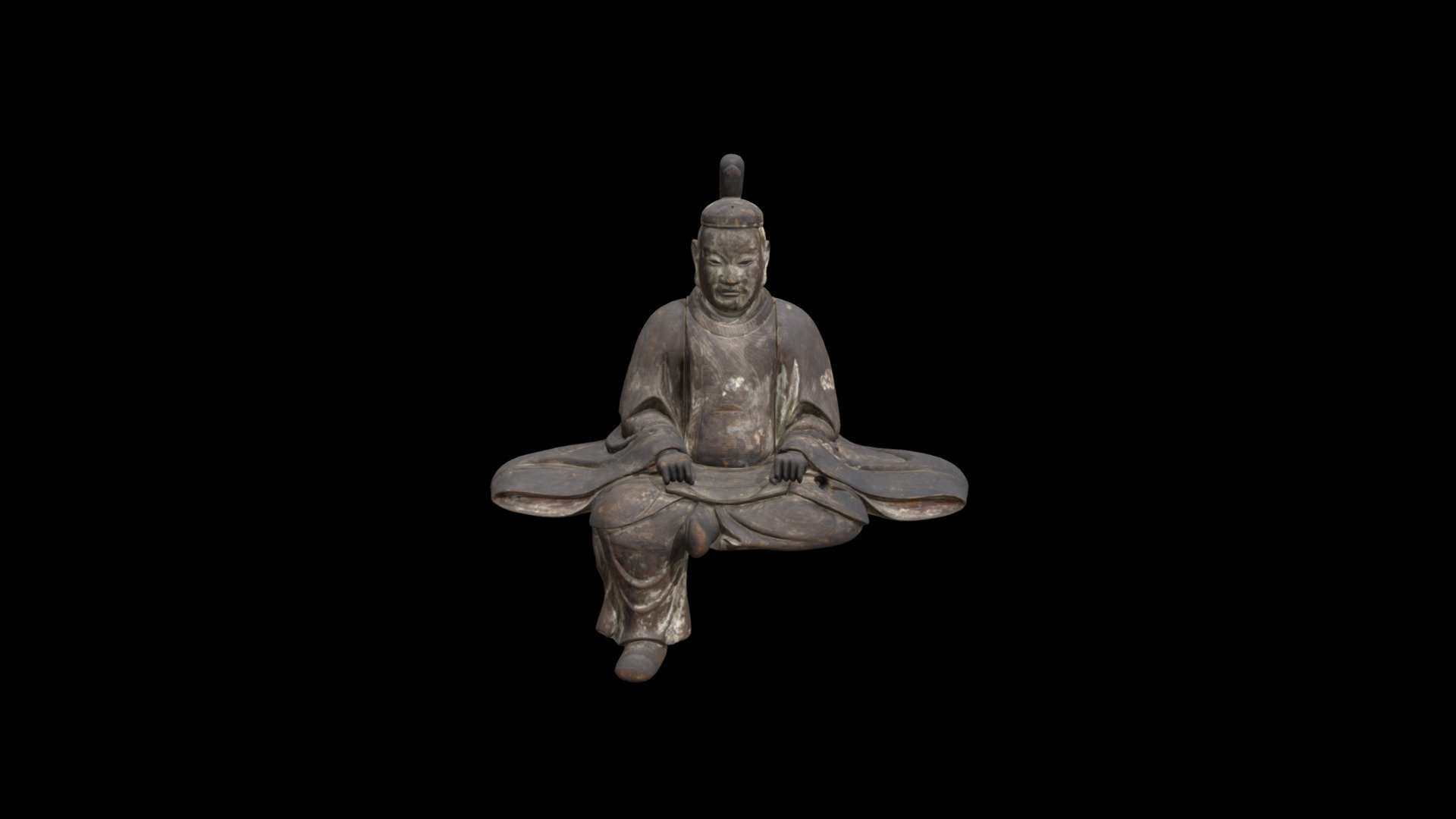 2020.215.1 One of a Pair of Guardian Figures - Download Free 3D model ...