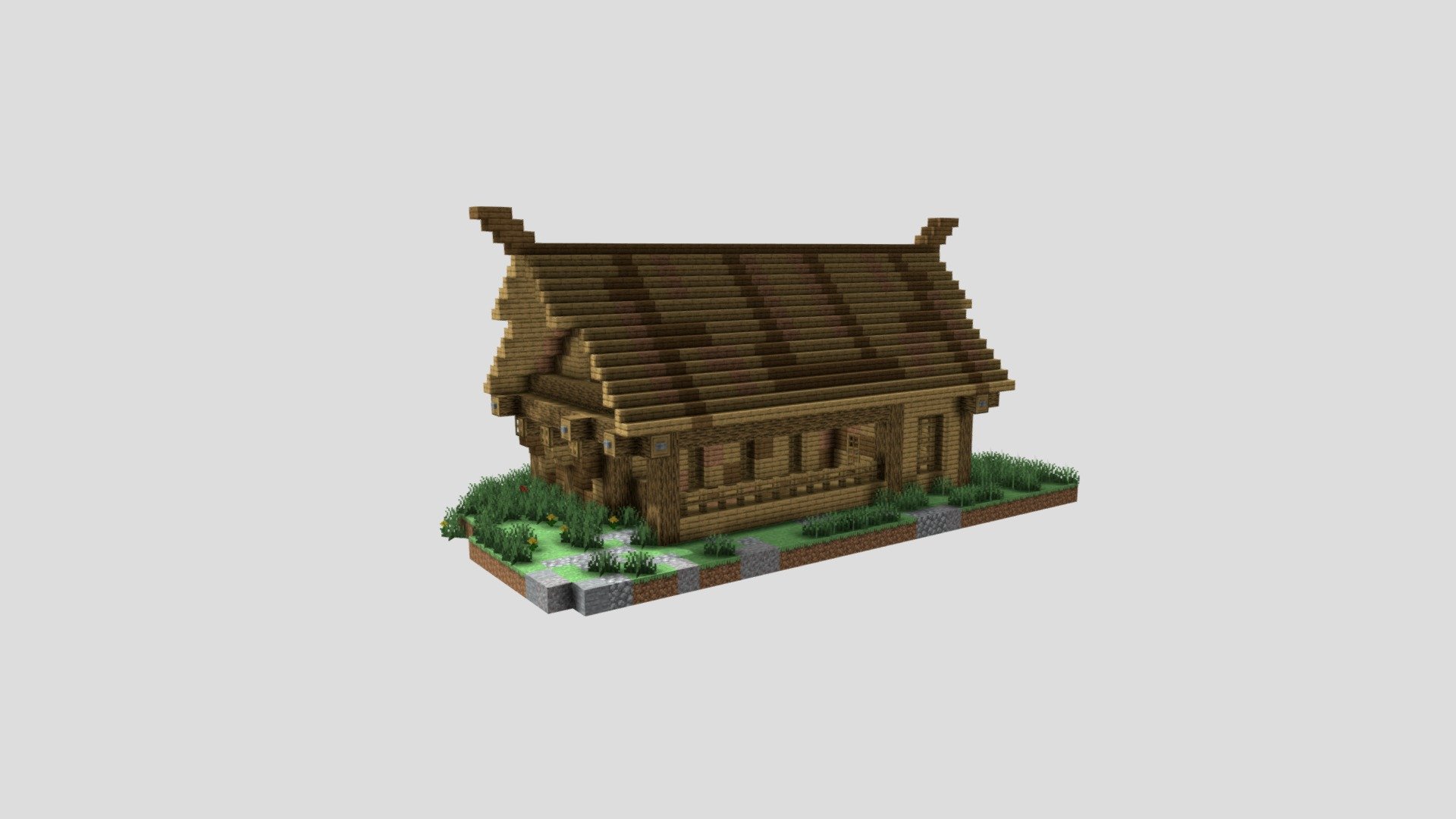 rustic-home - Download Free 3D model by madexc [d20cdbe] - Sketchfab