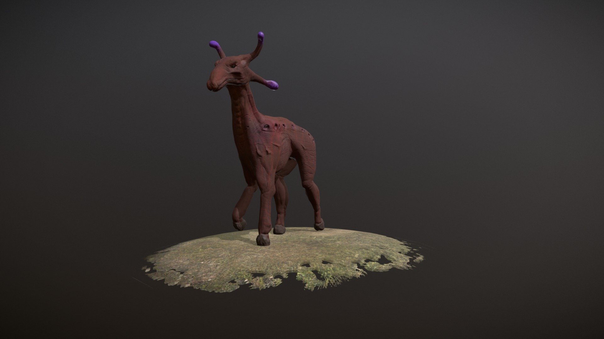 Alien Deer - 3D model by Graham (@Graham.Jolliffe) [d20cde9] - Sketchfab