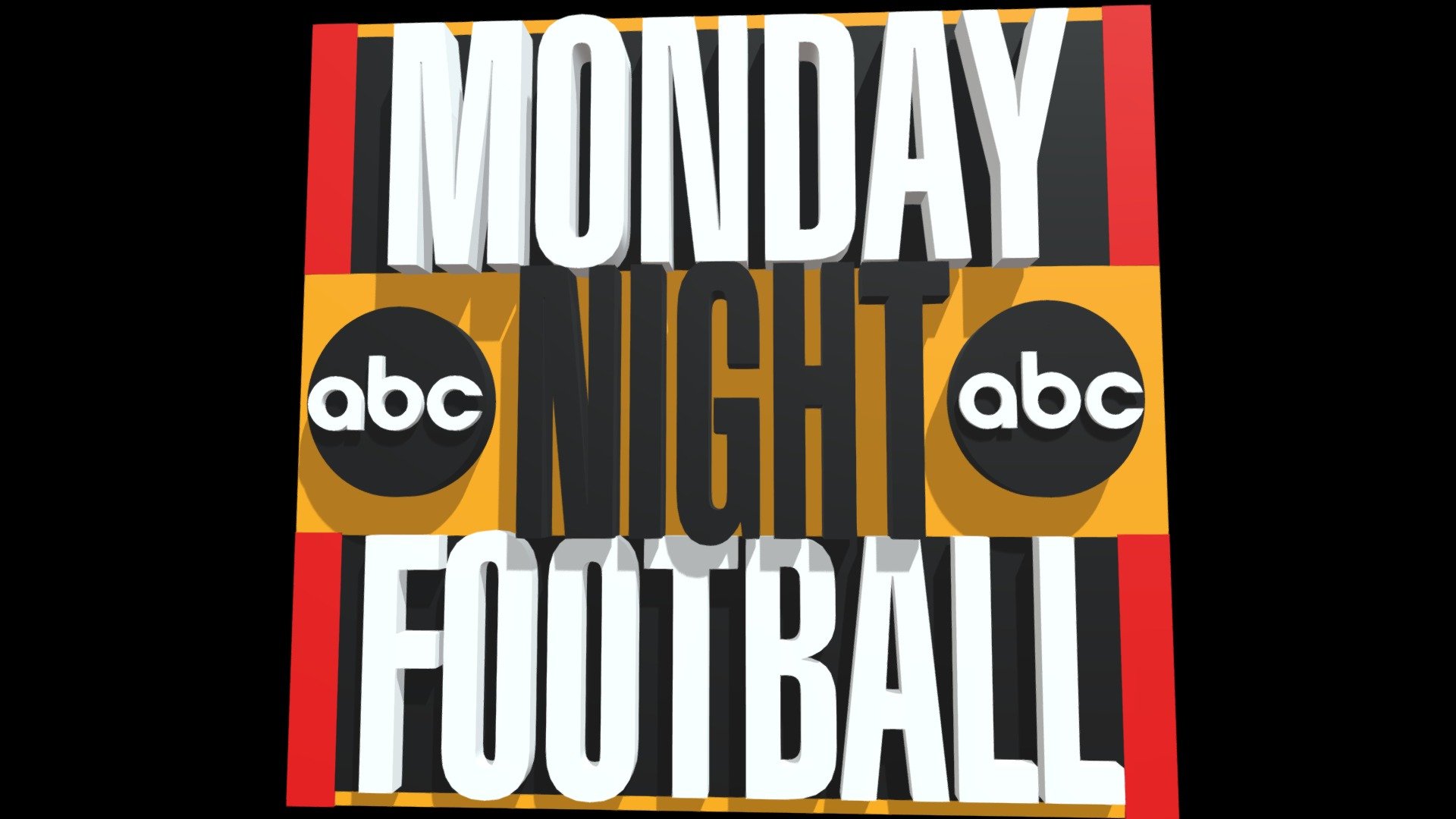 ABC MNF Logo 1997-1999 (Alternative) - Download Free 3D model by ...