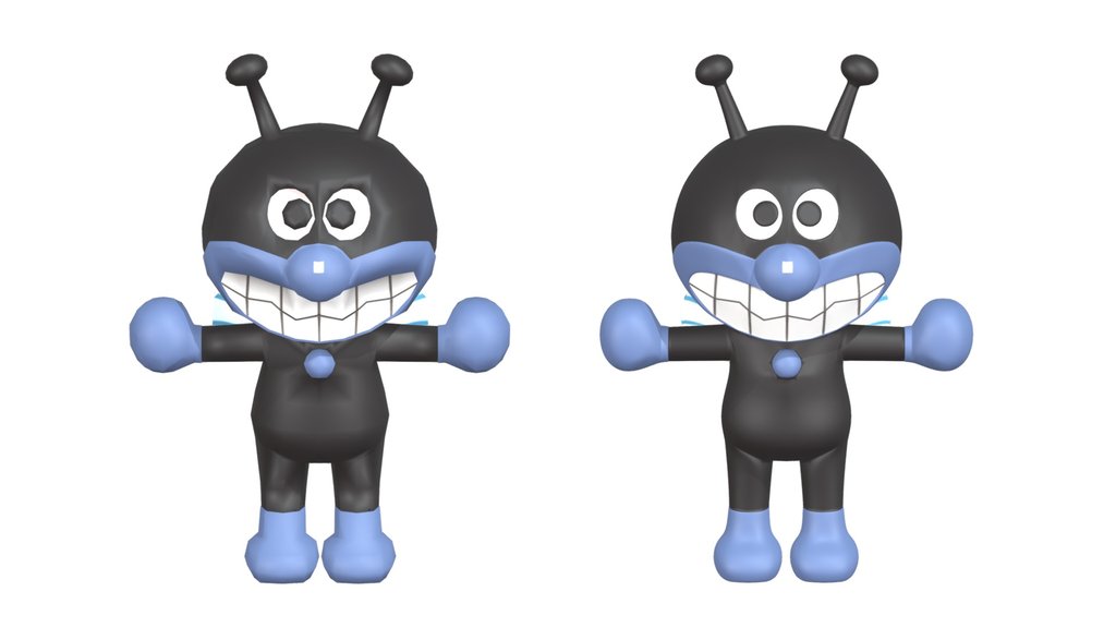 アンパンマン - A 3D model collection by umdoobi - Sketchfab