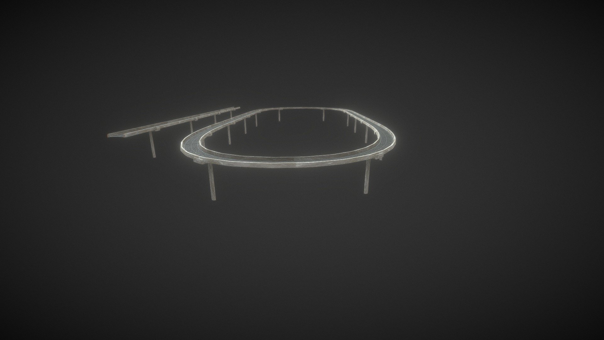 Bridge And Highway 3D Model - Download Free 3D model by xwbash (@xbash ...