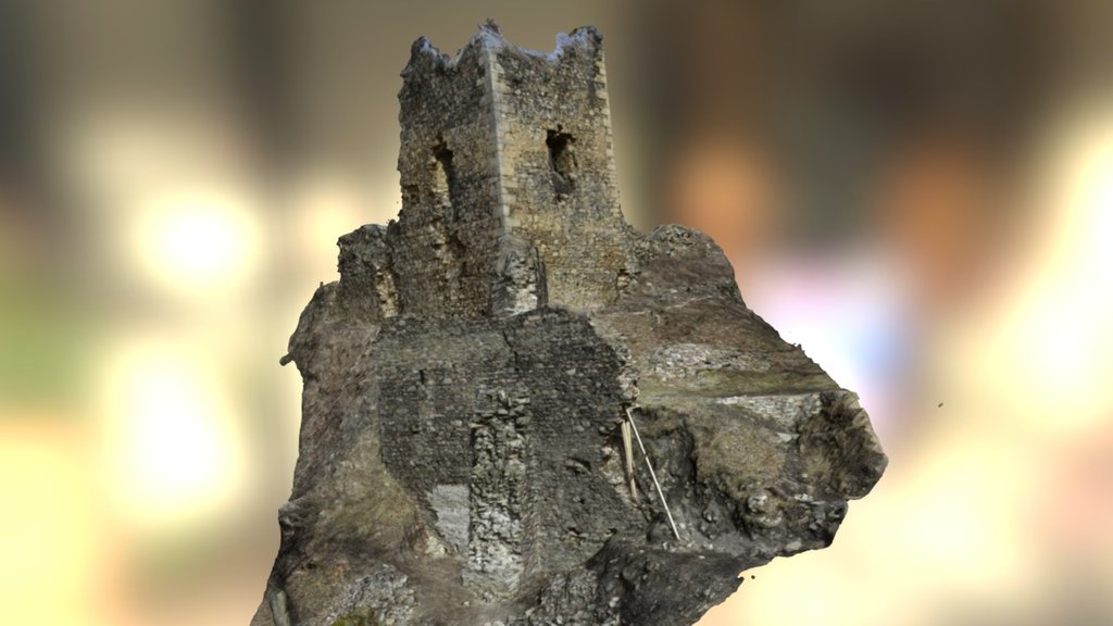 Rýzmburk castle - Donjon - 3D model by Jan Pacina (@jan.pacina ...