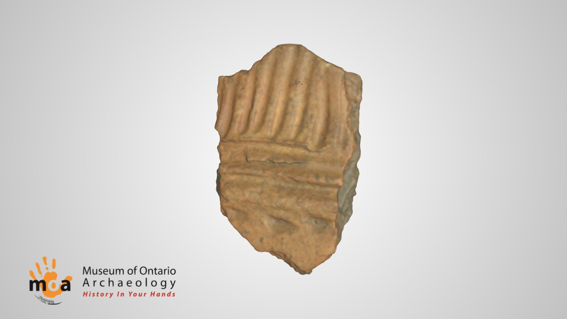 Nubbin Lip Shape Rim Sherd - Lalonde 234-1057 - 3D model by MuseOntArch ...