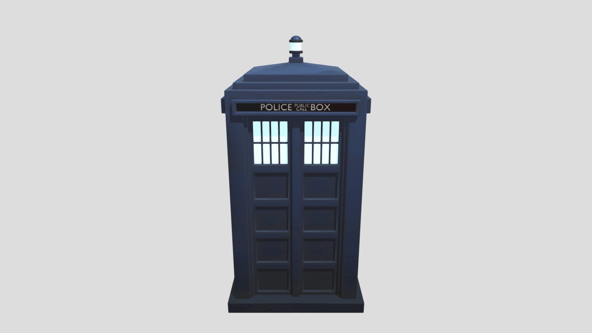 Tardis - 3D model by Ivy (@TheIvyv) [d2145bd] - Sketchfab