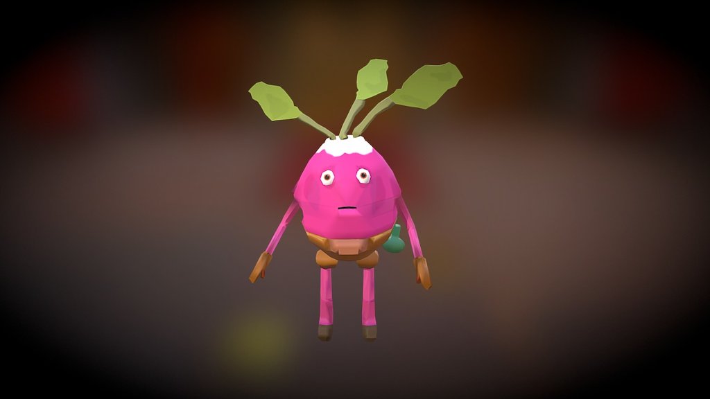 Red the Radish Man - 3D model by simonvdmeulen (@Diefeklemful) [d214dff ...