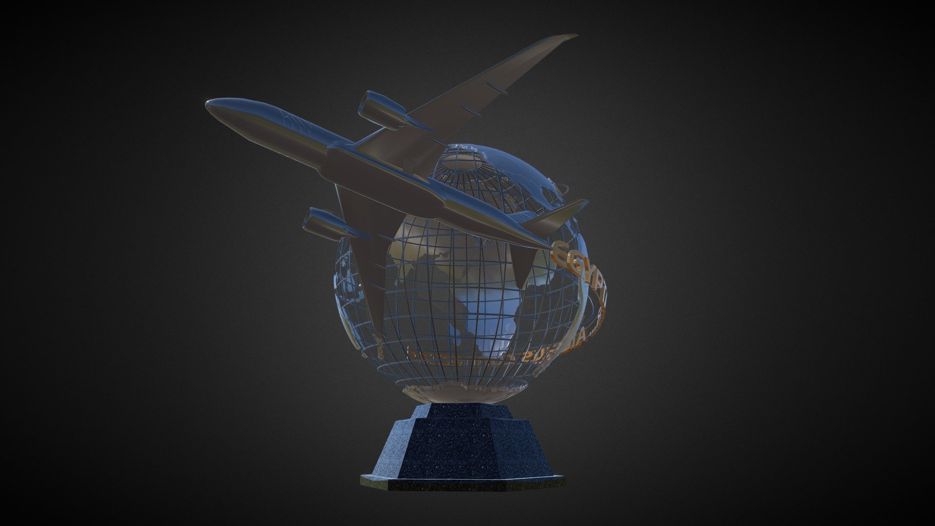 egyptair - 3D model by muhammed_af [d216528] - Sketchfab