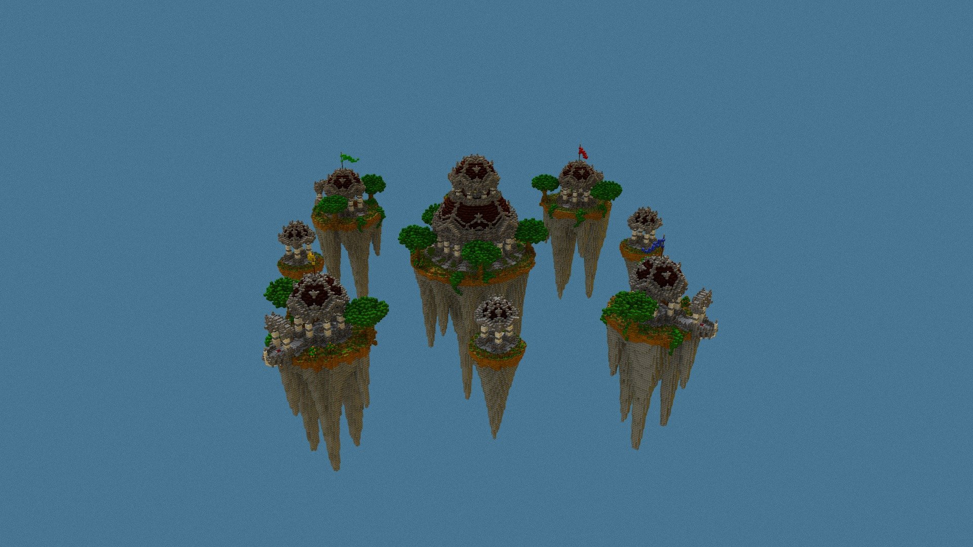 BedWars TempleOneOld - 3D model by RedBox Minecraft Studio (@KlashRaick ...