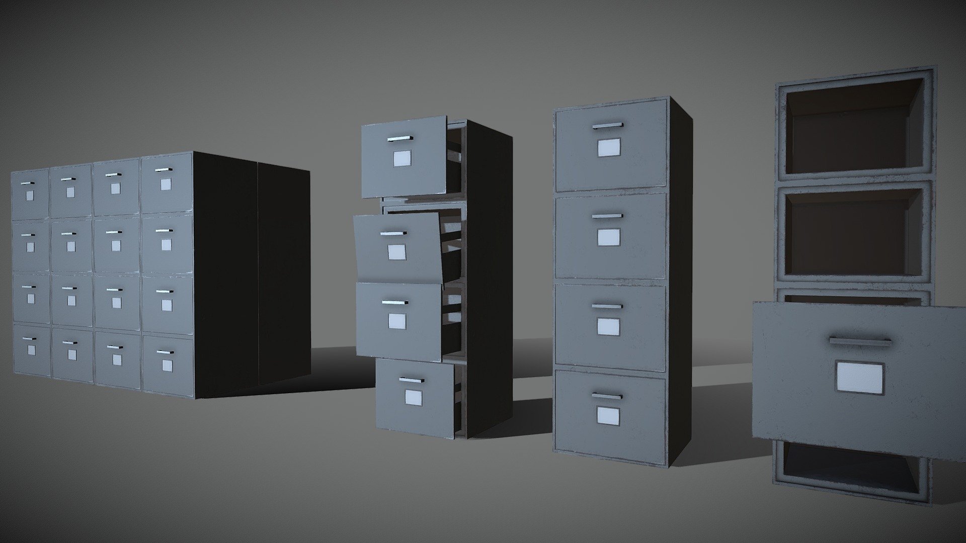 Filing Cabinet - 6MB - Download Free 3D model by Mehdi Shahsavan ...
