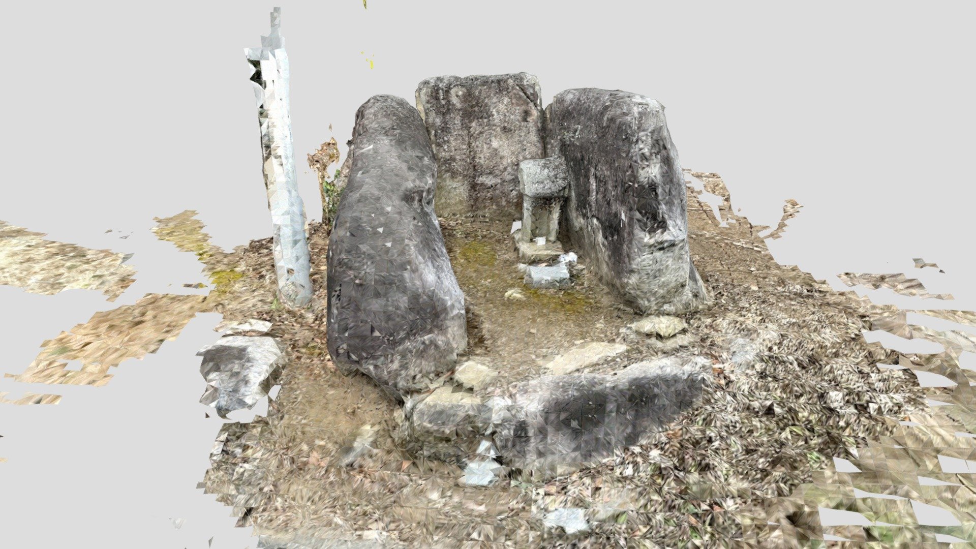 Stone chamber of Bentensama tumulus （弁天様古墳石室） - Download Free 3D model ...