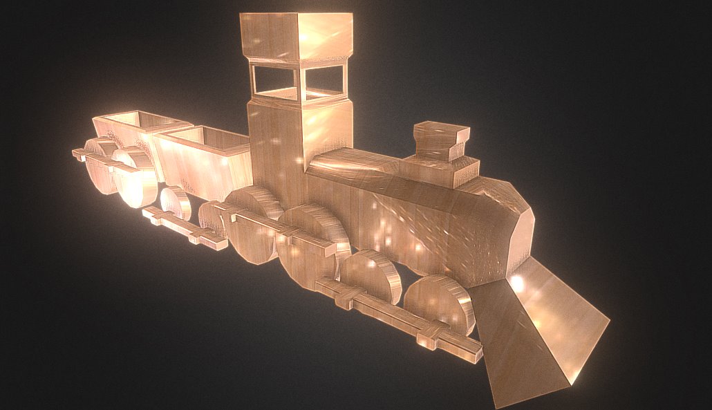 Low Poly Train Test - 3D model by mendesviana [d21ae11] - Sketchfab