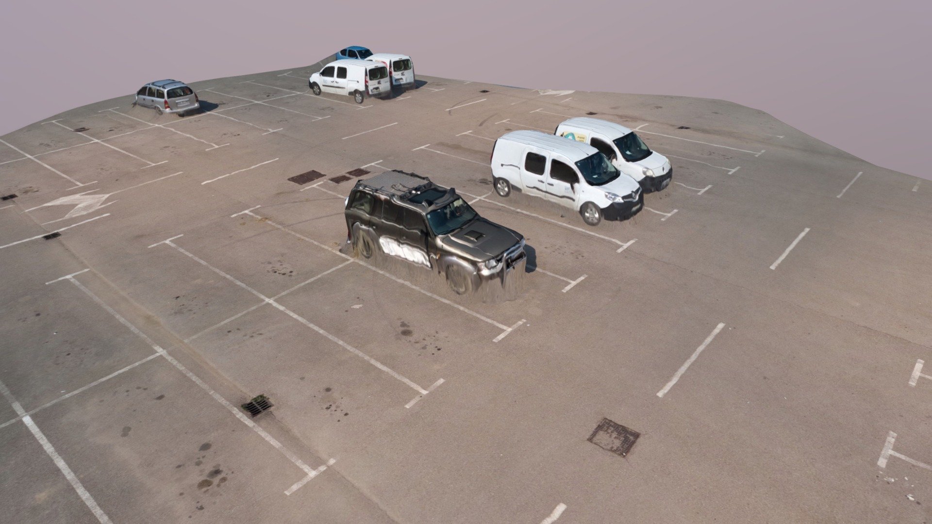 Cars in parking lot - Download Free 3D model by brunosimunic [d21afd4 ...