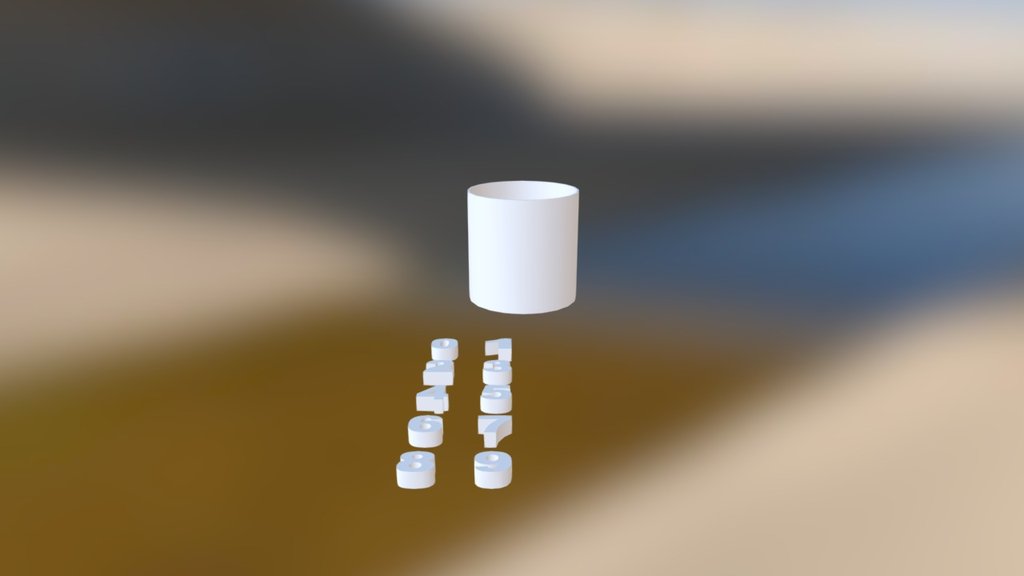 number_set - 3D model by KIRAKIRA [d21c180] - Sketchfab