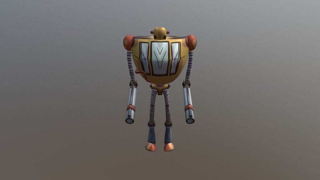 Robot2 - 3D model by toudjii (@rbartek1996) [d21eb10] - Sketchfab