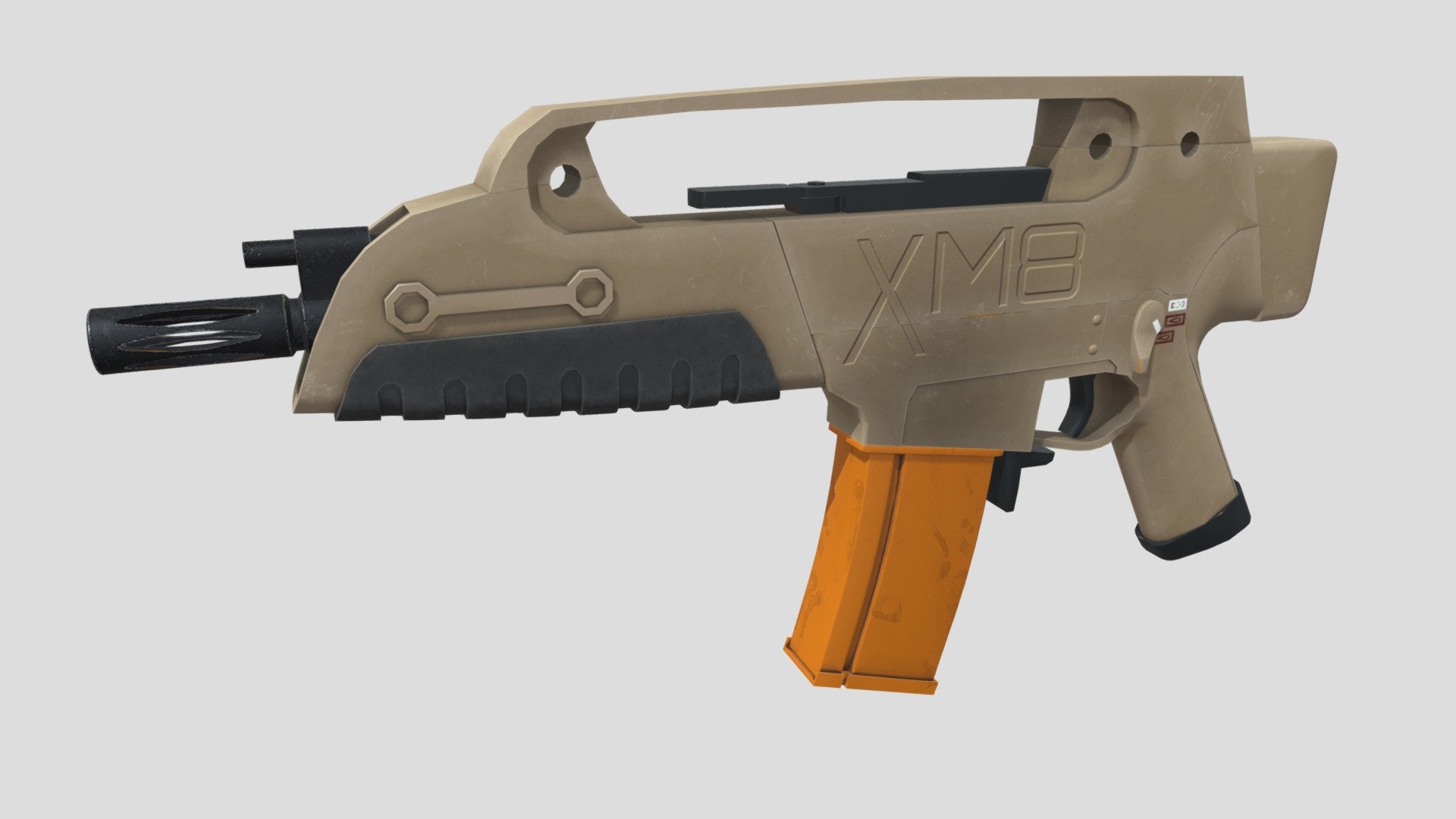 Heckler & Koch XM8 Compact - Download Free 3D model by chemicalX ...