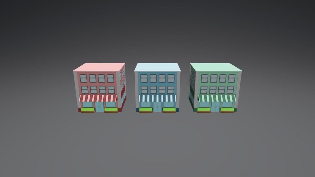 Building Cartoon - 3D model by Camila Juchen (@juchen_camila) [d2218a3 ...