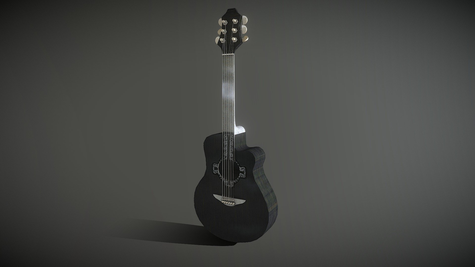 Custom Ghost Guitar - 3D model by Alisha (@AlishaBegum) [d225de8 ...