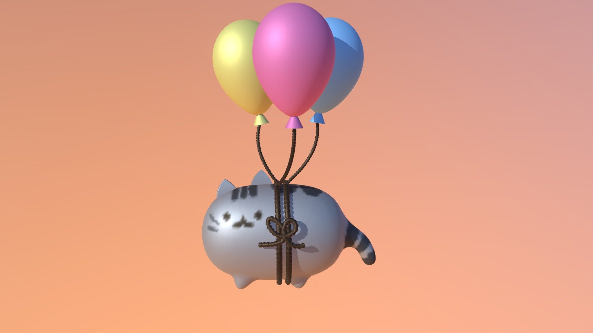 Cute Creature (Pusheen) - 3D model by komikasha [d226fc8] - Sketchfab
