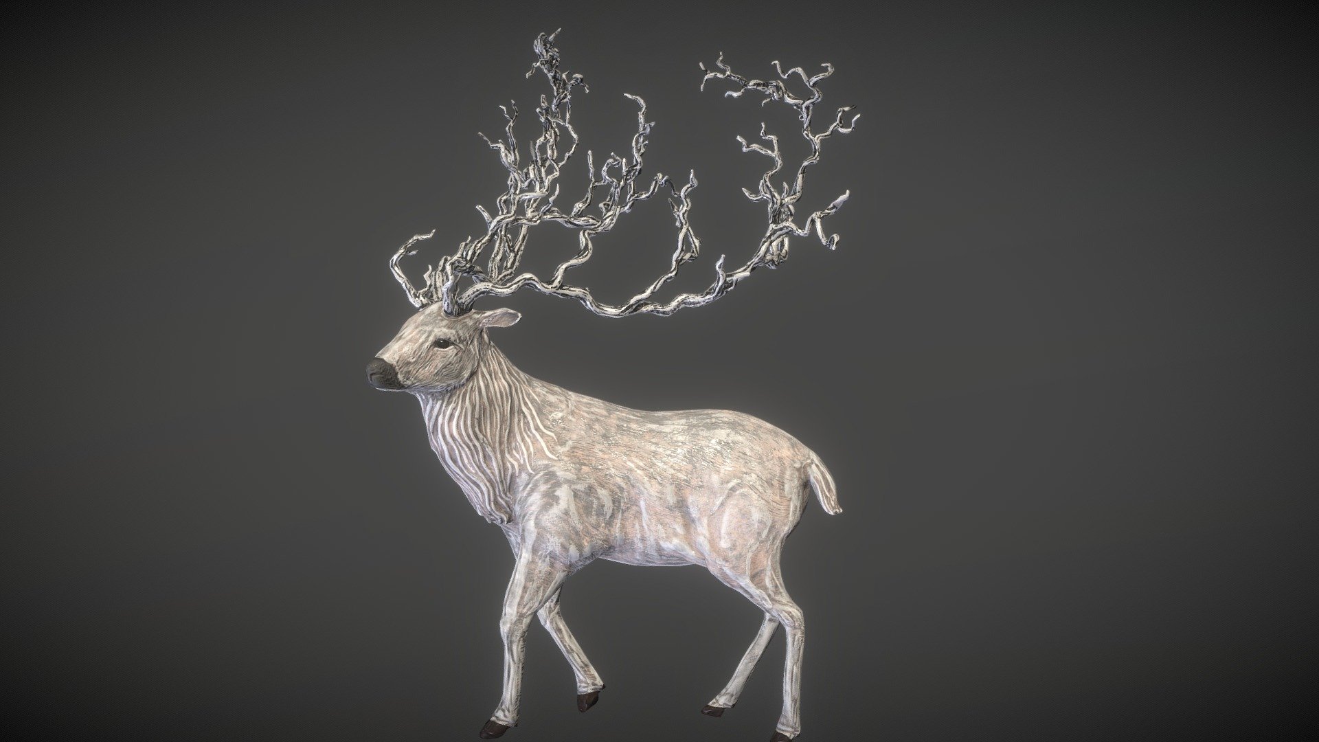 Deer Beast - 3D model by BenCarterB [d227124] - Sketchfab