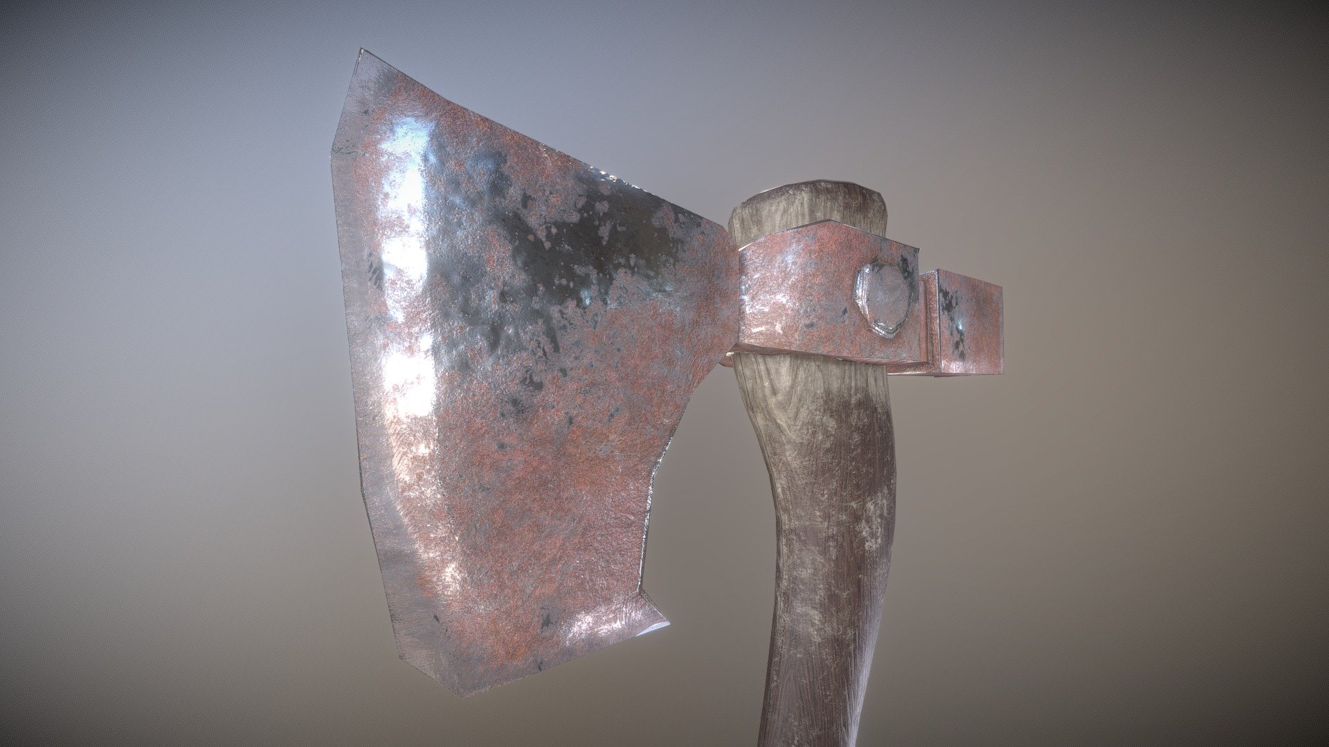 Rusted Axe - Download Free 3D model by Absolute Pen (@absolutepen ...
